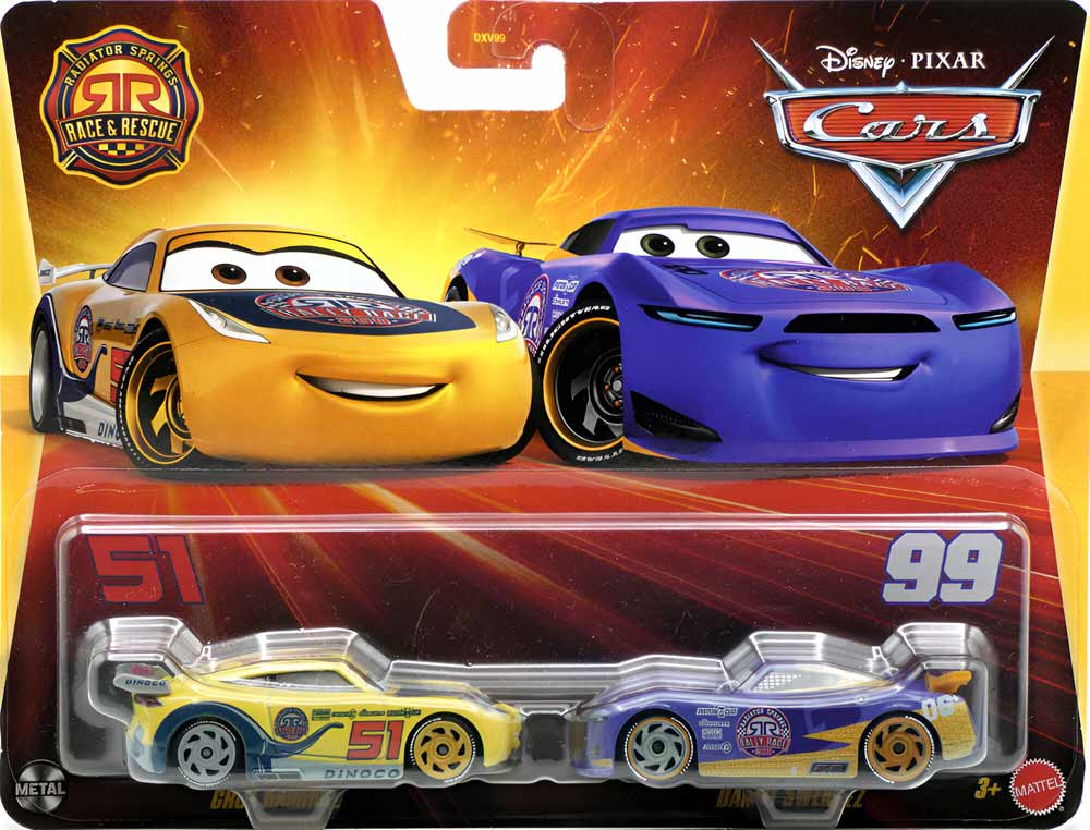 - Cruz Ramirez & Danny Swervez - Pack de 2 - Race & Rescue
